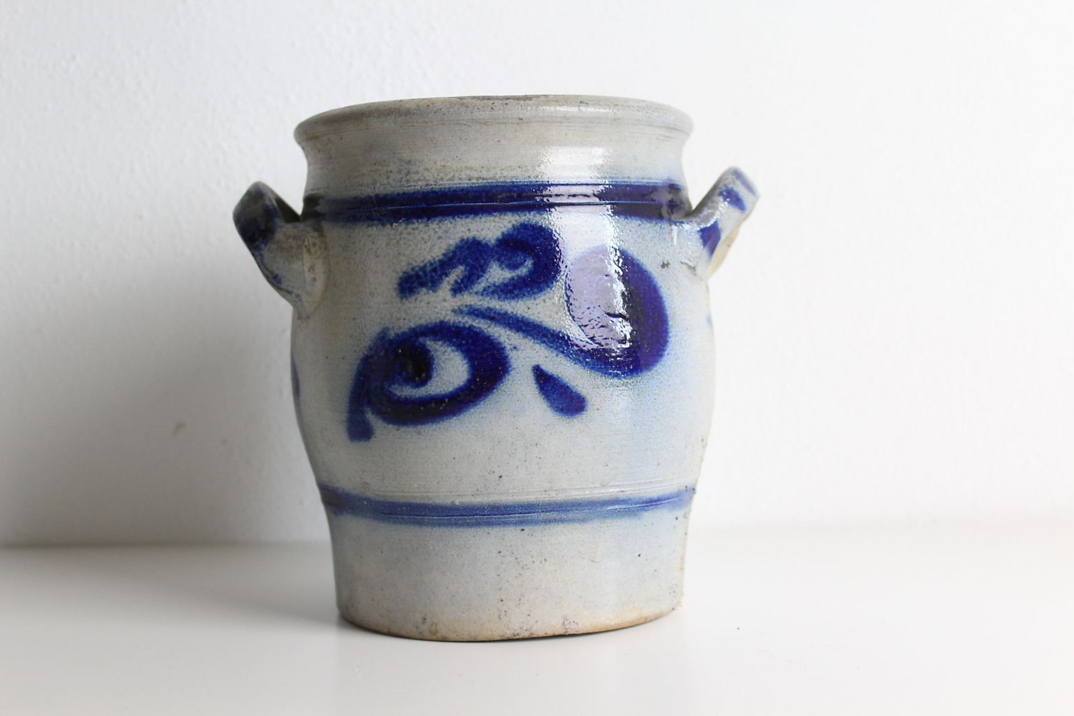 Krug Steinzeug Blau/Grau Handarbeit | Mon Ami(e) Vintage