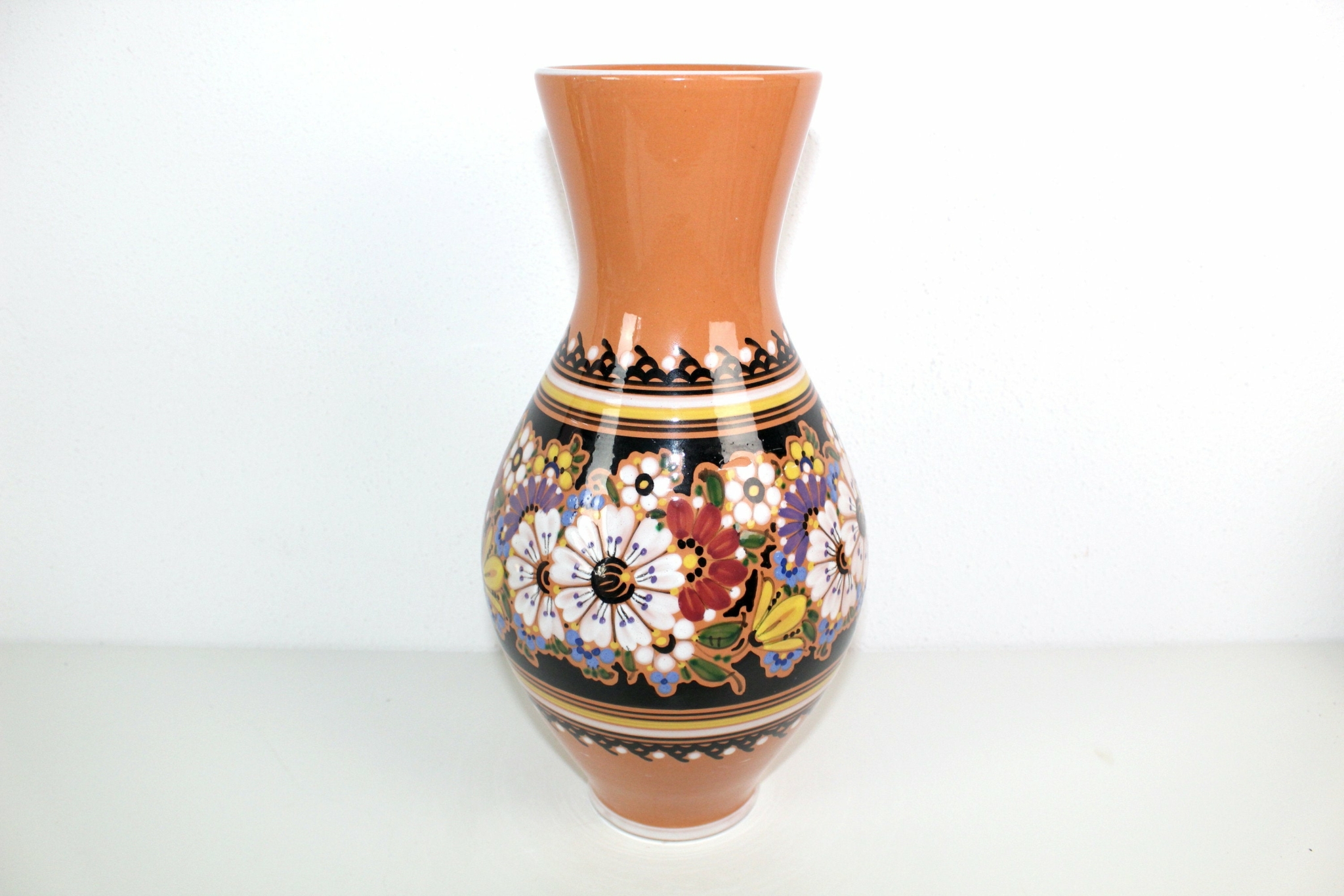 Vase | Blumenmotiv | Ton | vintage | Mon Ami(e) Vintage