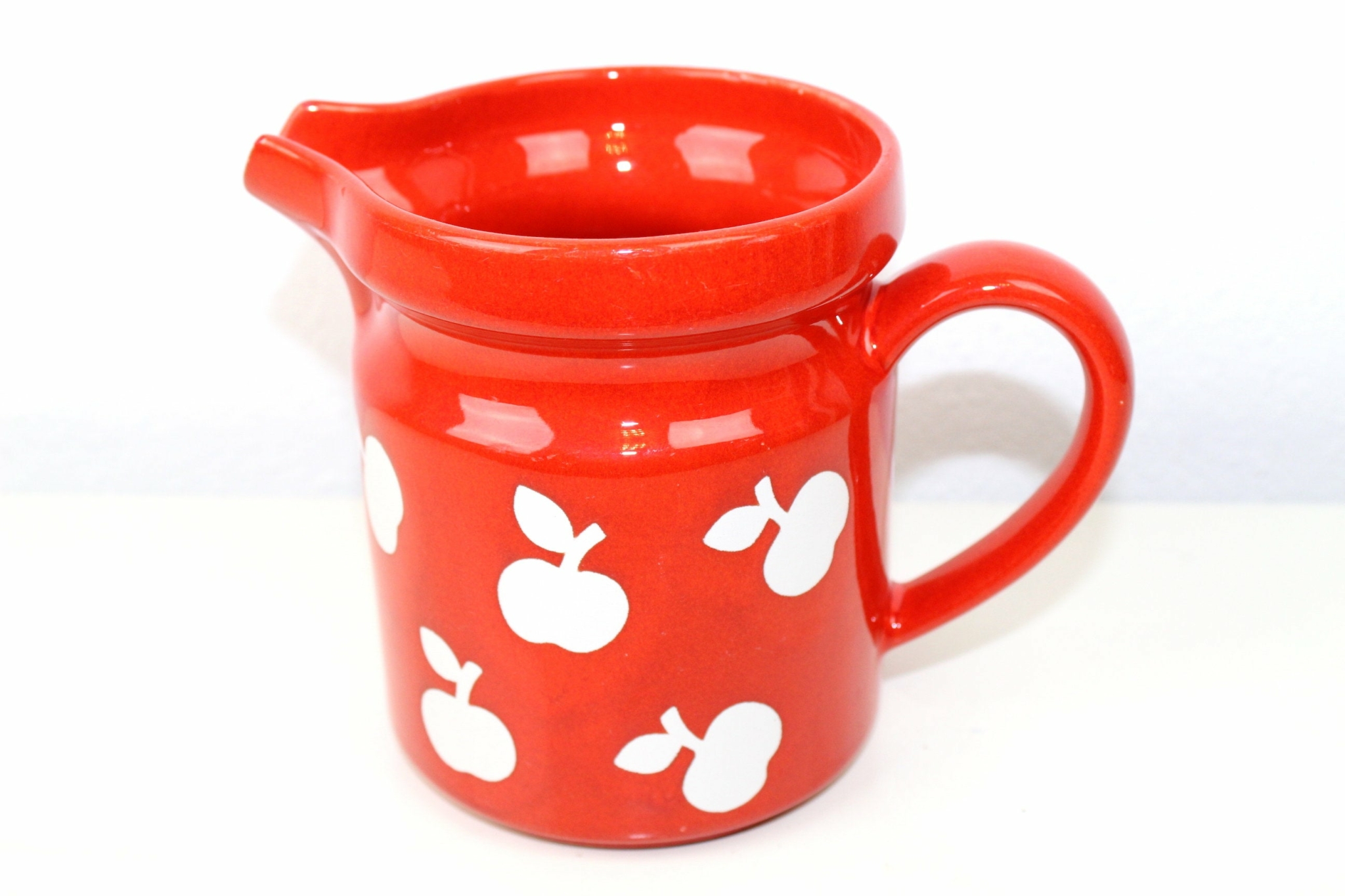 Vintage Kanne mit Äpfeln rot -- Wächtersbacher Keramik | Mon Ami(e) Vintage